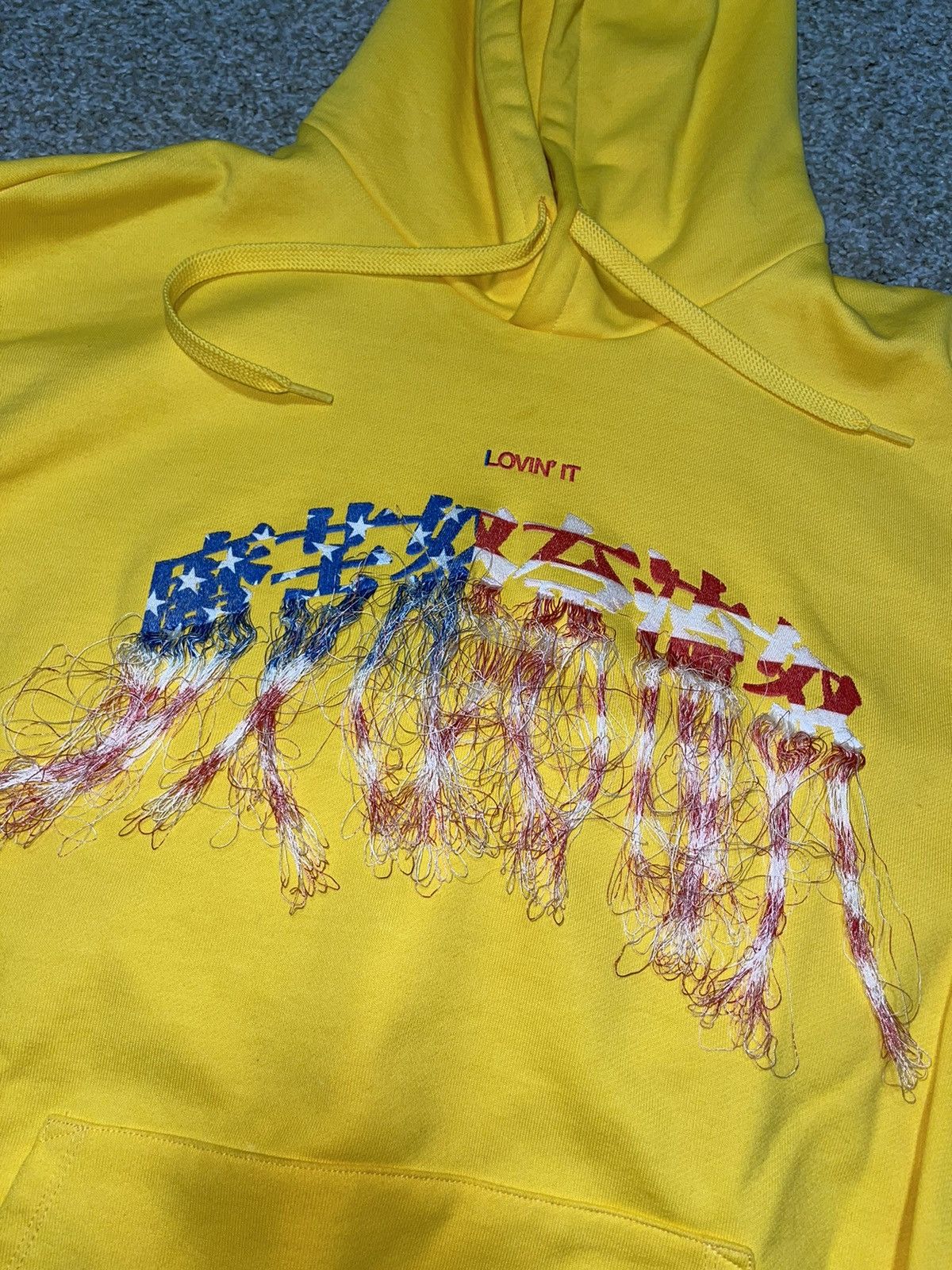Doublet Doublet Thank You Embroidered Hoodie | Grailed