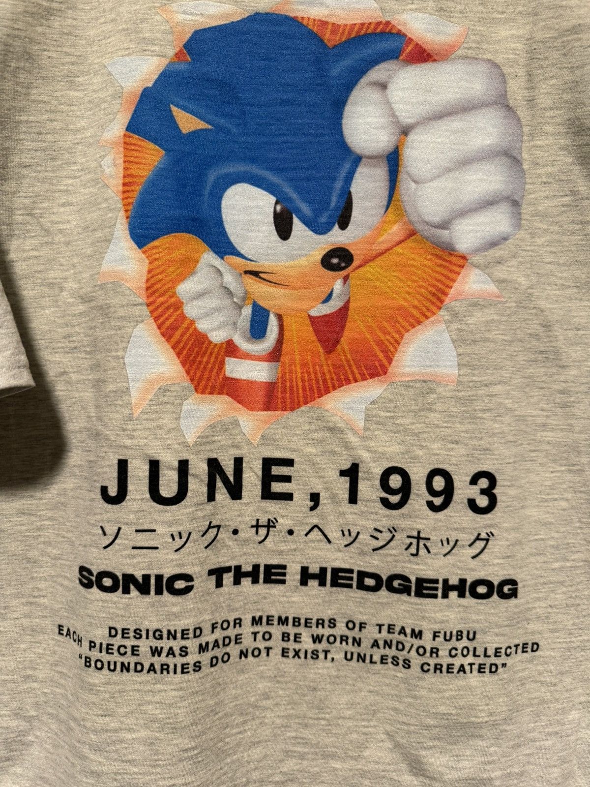 Fubu Lordfubu Sonic the hedgehog T-Shirt Limited Edition | Grailed