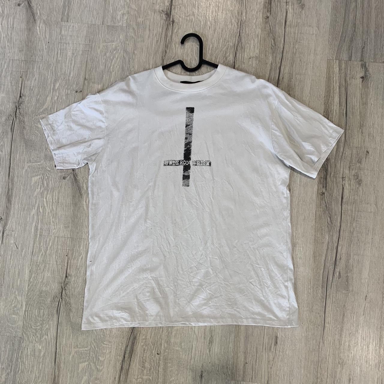 Undercover White Undercover Upside down cross shirt | Grailed