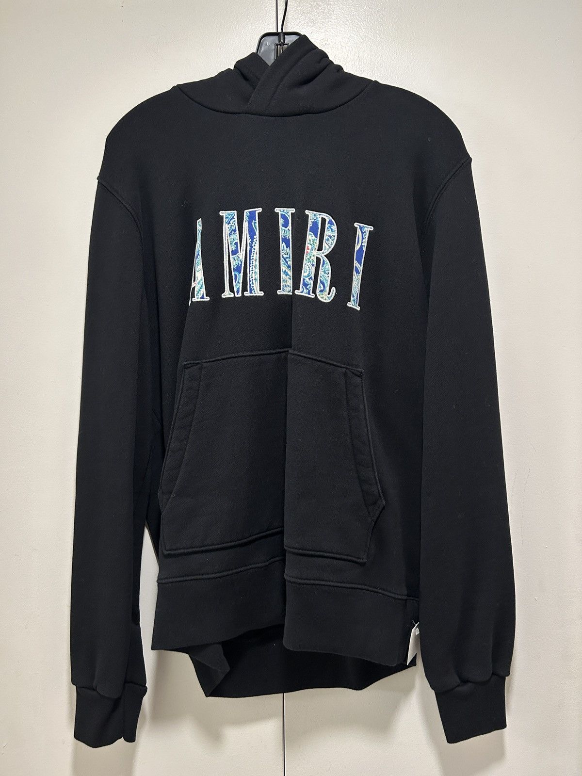 Amiri Amiri core paisley hoodie black | Grailed