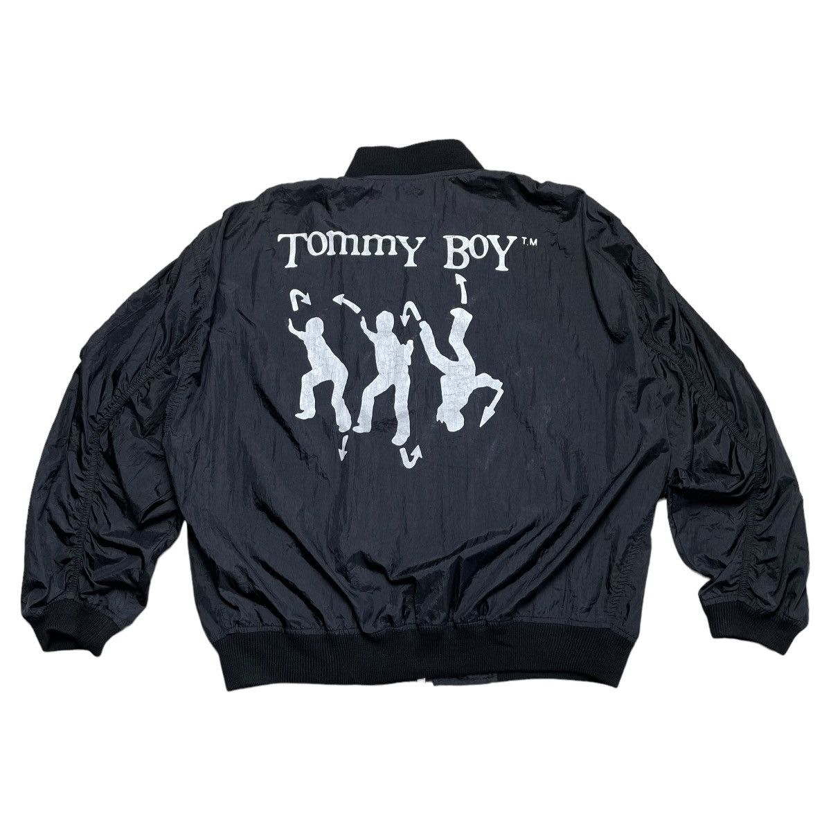 Vintage Vintage 80’s Tommy Boy Records TKA Promo Light Flight Jacket ...