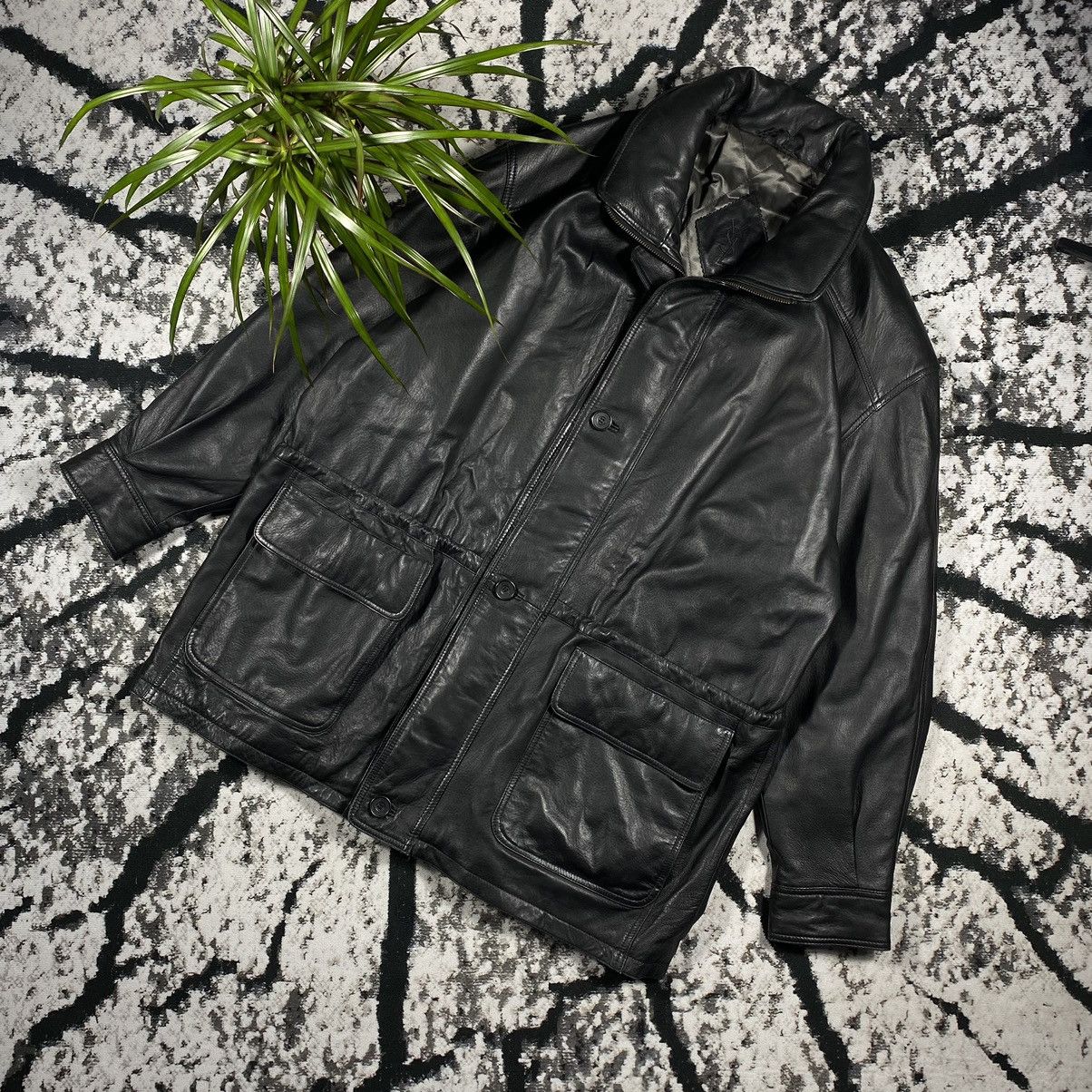 Vintage YVES SAINT LAURENT 90s VINTAGE 🦍 REAL GENUINE LEATHER JACKET ...