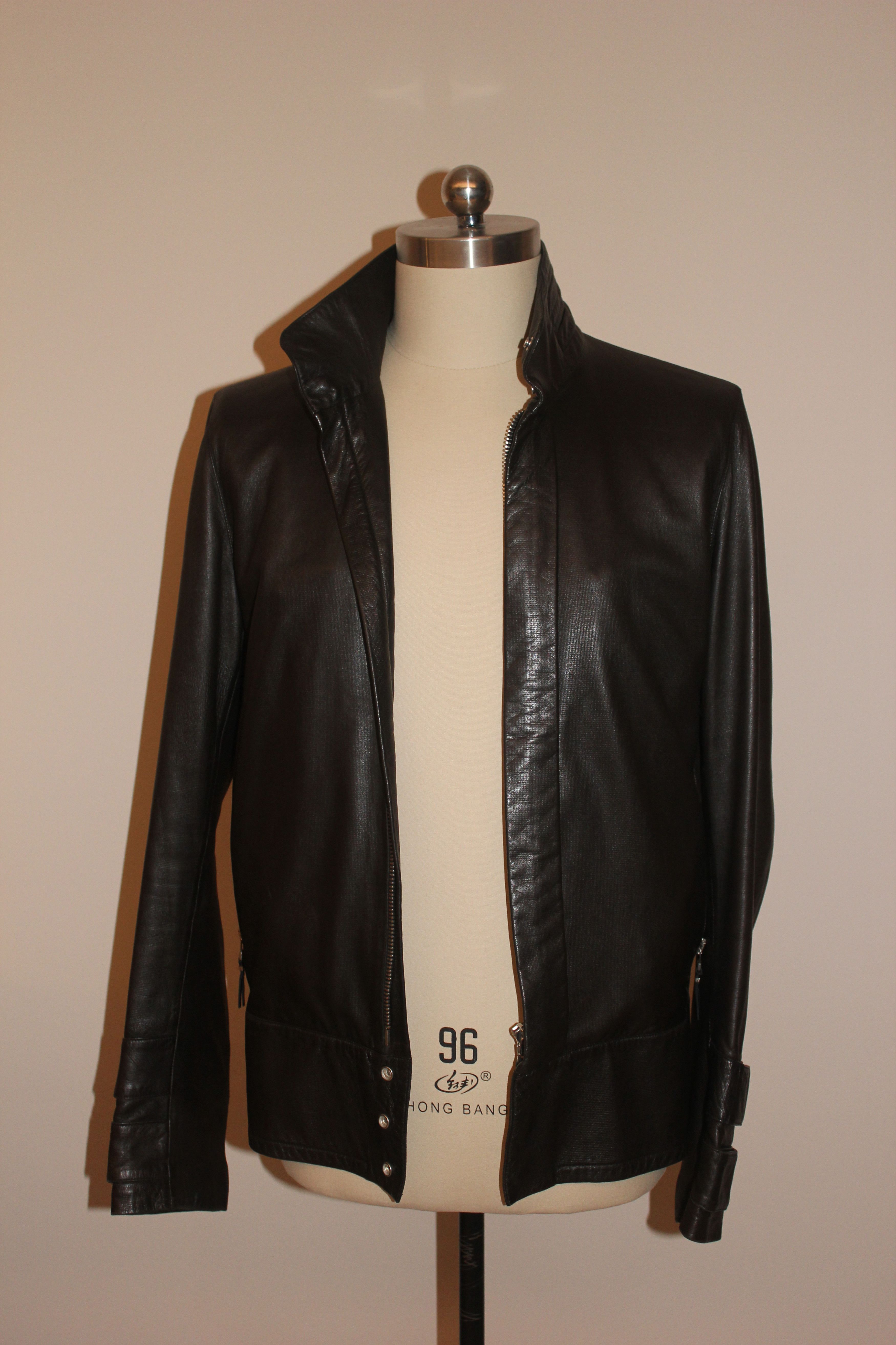 Dior × Hedi Slimane Dior Homme 03ss Leather Jacket | Grailed