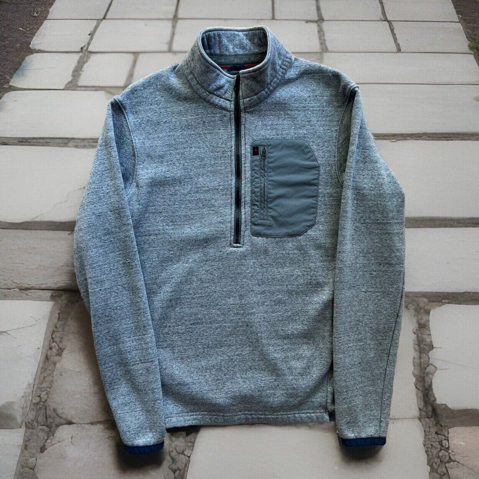 Relwen Relwen Micropile Half Zip Small Gray Lightweight Pullover | Grailed