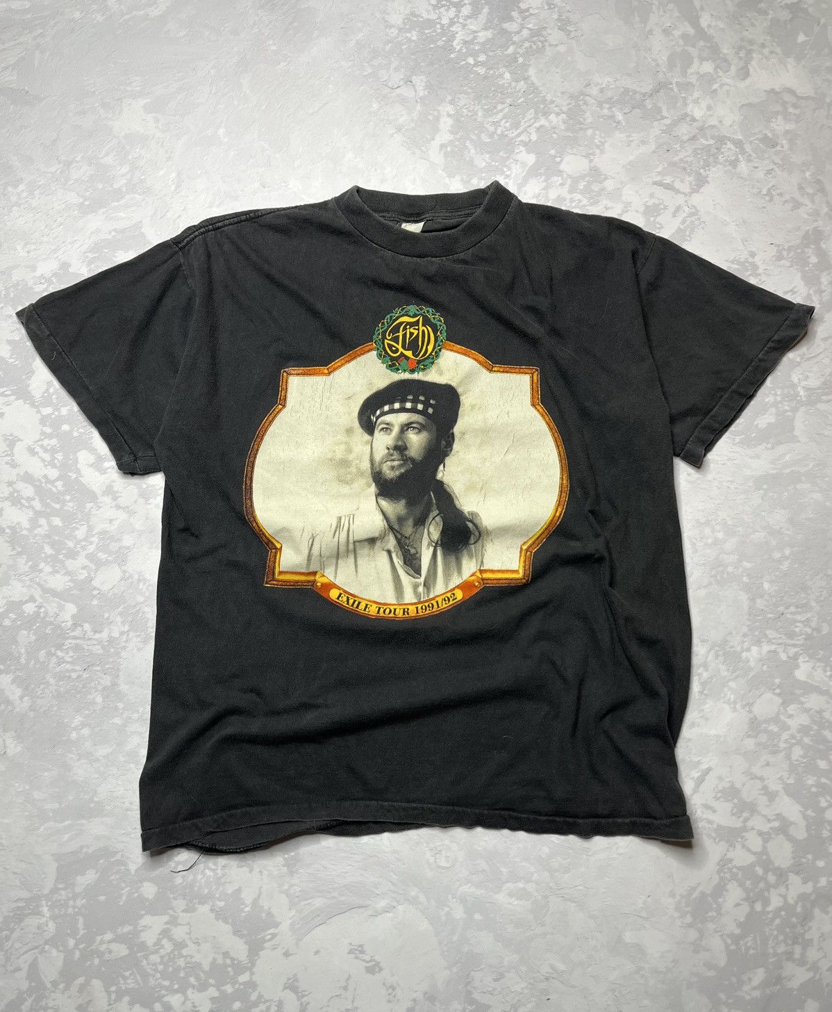 Band Tees × Vintage Vintage 1991-92 Black T-shirt Tee Fish Internal ...