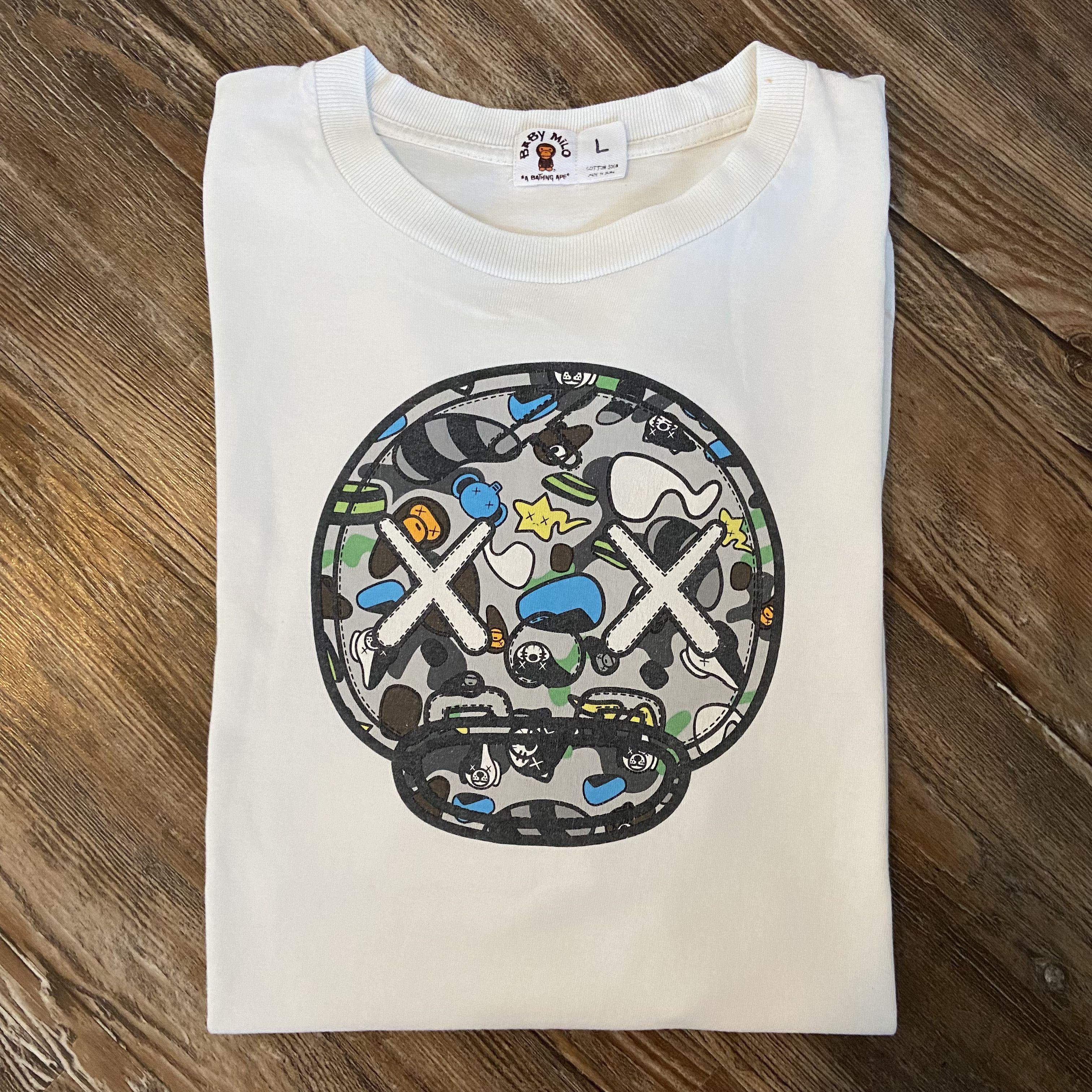 Bape 2005 Bape x Kaws Animal Kingdom tee | Grailed