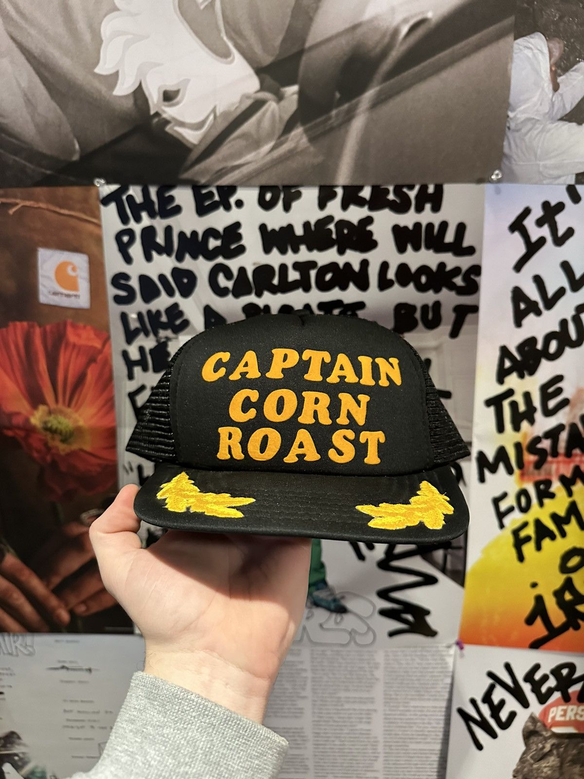 Trucker Hat × Vintage Vintage Captain Corn Roast Trucker Hat | Grailed