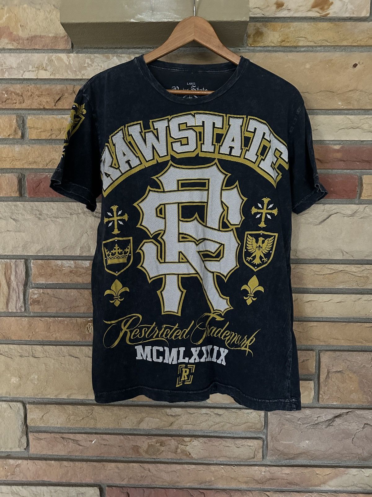 Raw State × Streetwear × Vintage Y2K Raw State Graphic Tee | Grailed