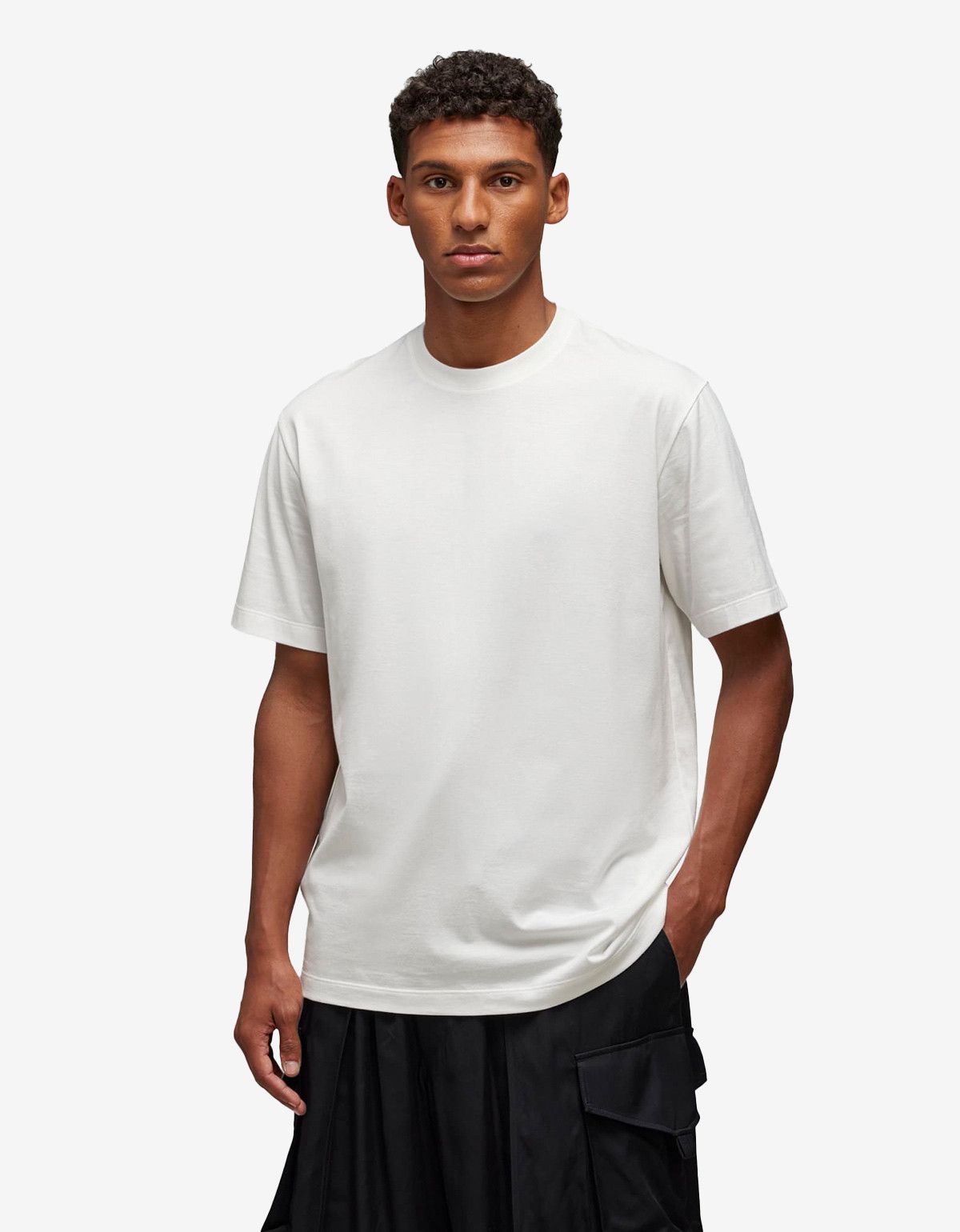 Y-3 Y-3 White Graphic Print T-Shirt | Grailed