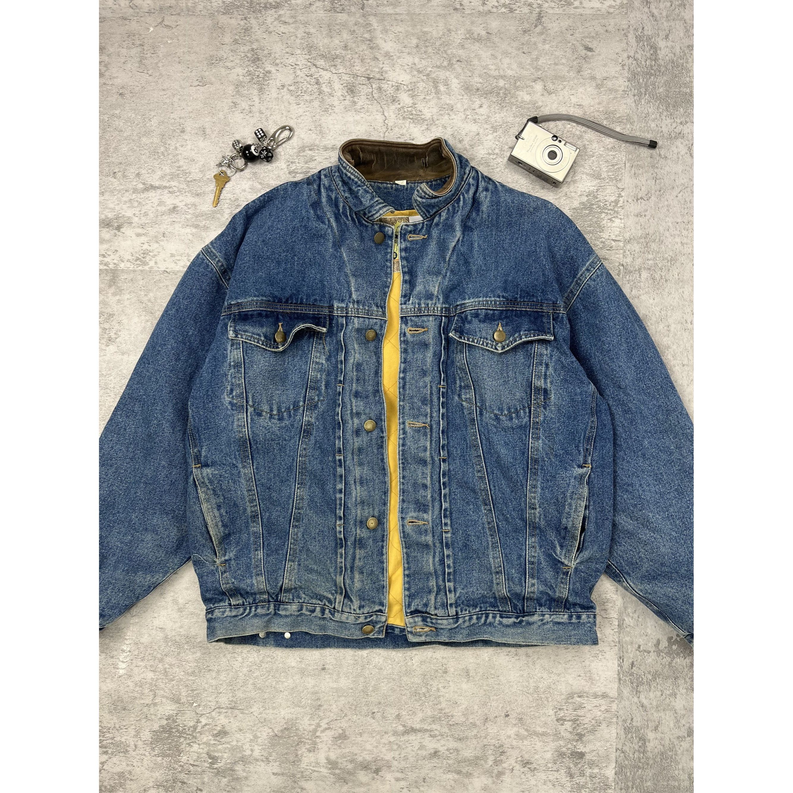 Other Vintage 90s Rodeo Blue Quilted Denim Jacket | Grailed
