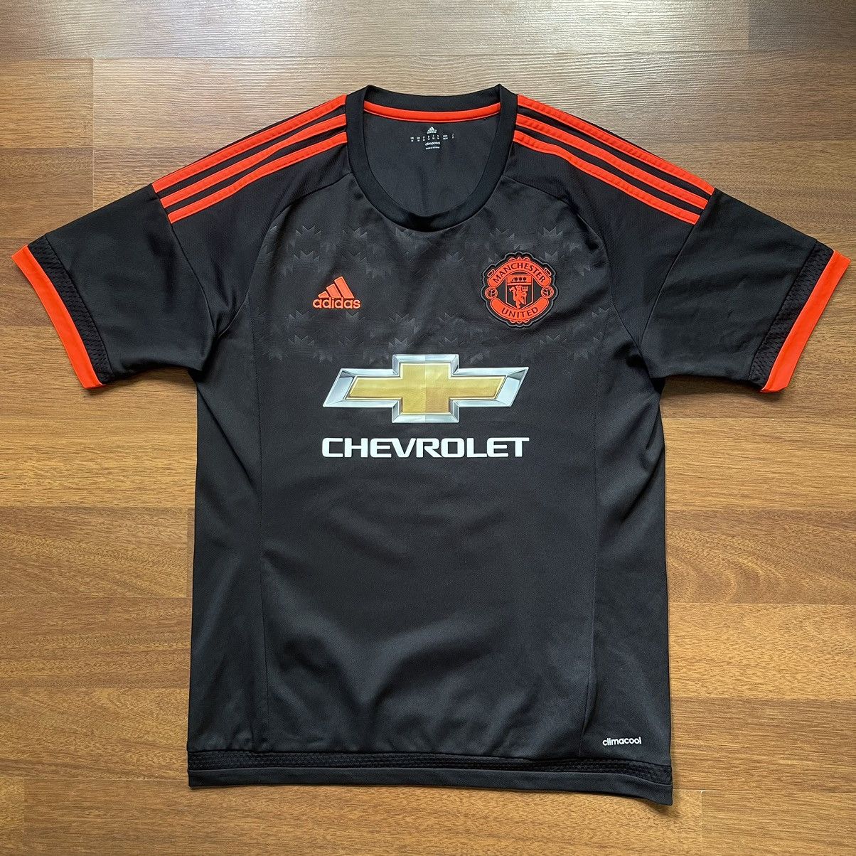 Adidas MANCHESTER UNITED 2015/2016 FOOTBALL THIRD JERSEY #10 ROONEY ...