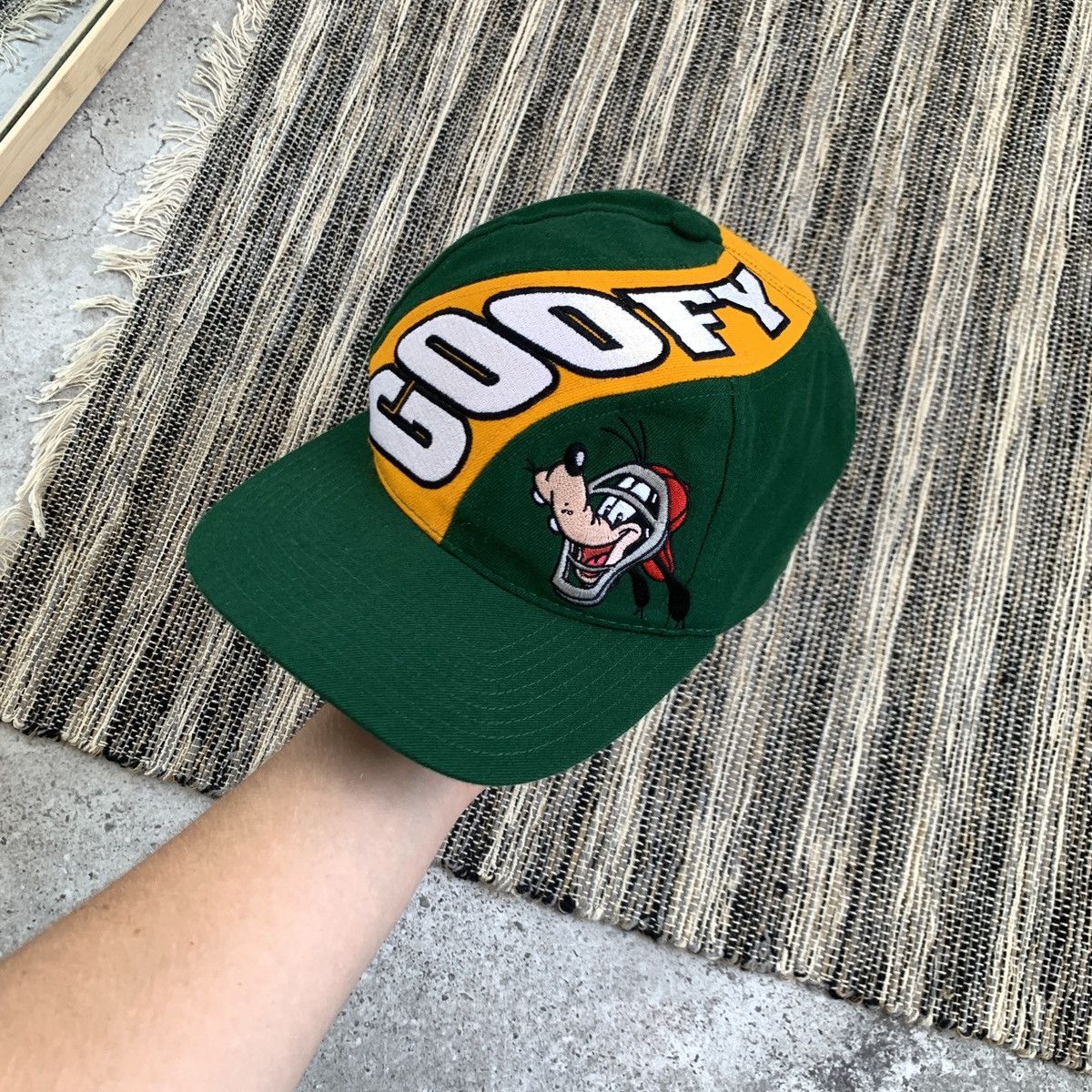Vintage Vintage Disney Goofy Baseball Green Cap Hat | Grailed