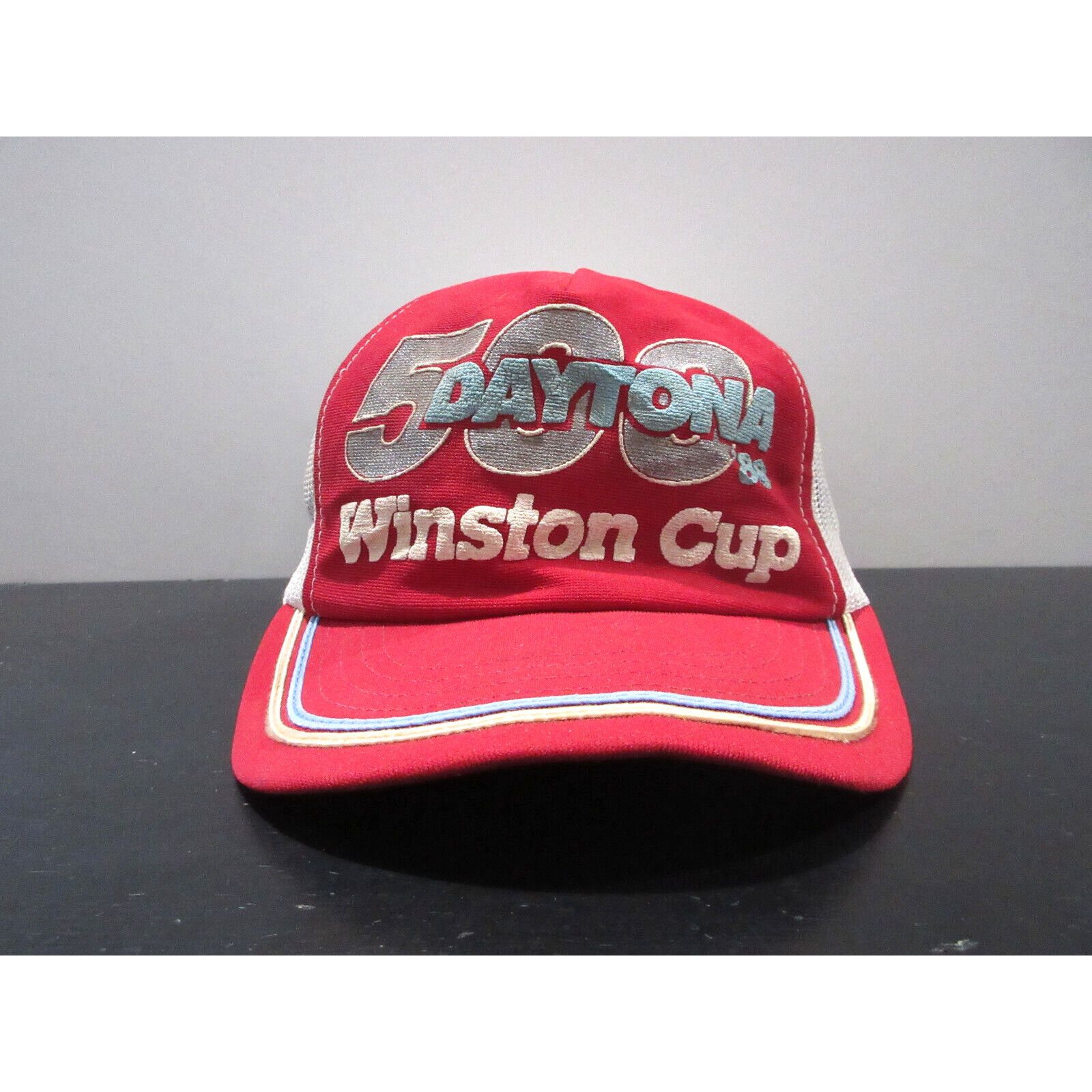 NASCAR VINTAGE Nascar Hat Cap Snap Back Red White Winston Cup Racing ...