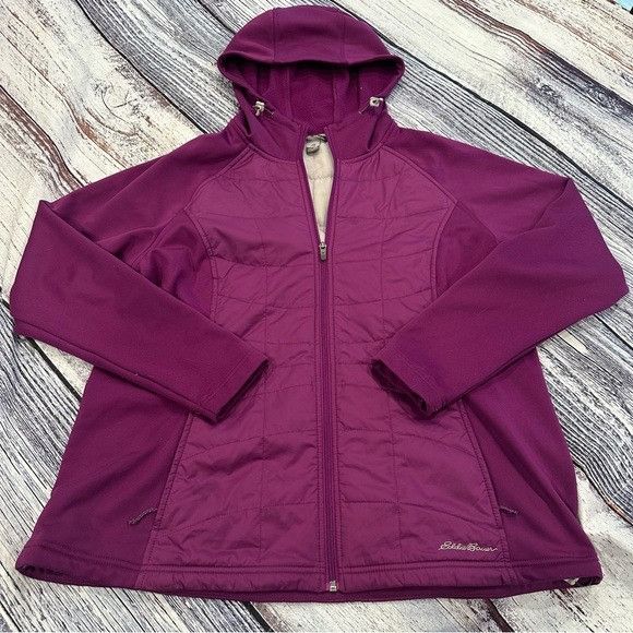 Eddie Bauer Eddie Bauer Purple Zip Up Hooded Jacket | Grailed