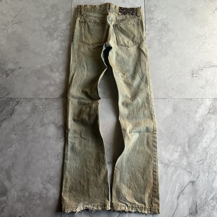 Shellac Shellac Distressed Bootcut Mudwash Denim | Grailed