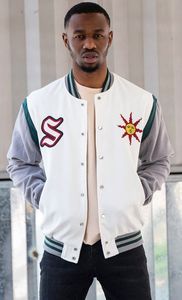 Other Dark Souls "Sun Bro" Varsity Jacket | Grailed
