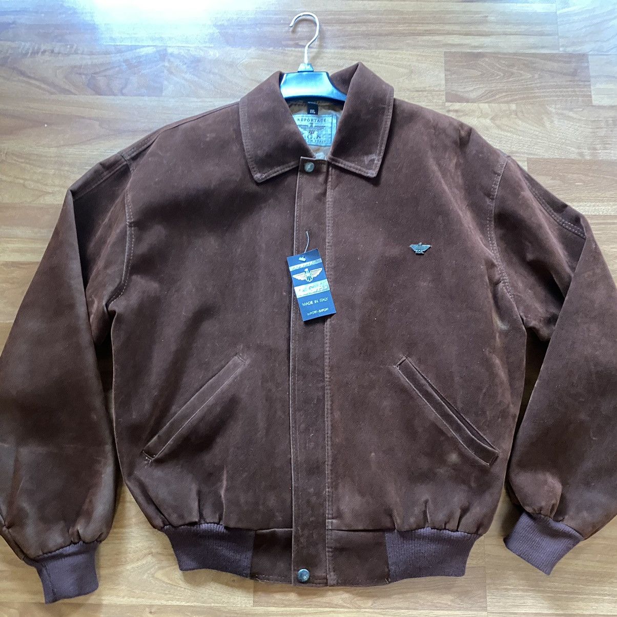 Streetwear × Vintage RGA brown suede jacket | Grailed