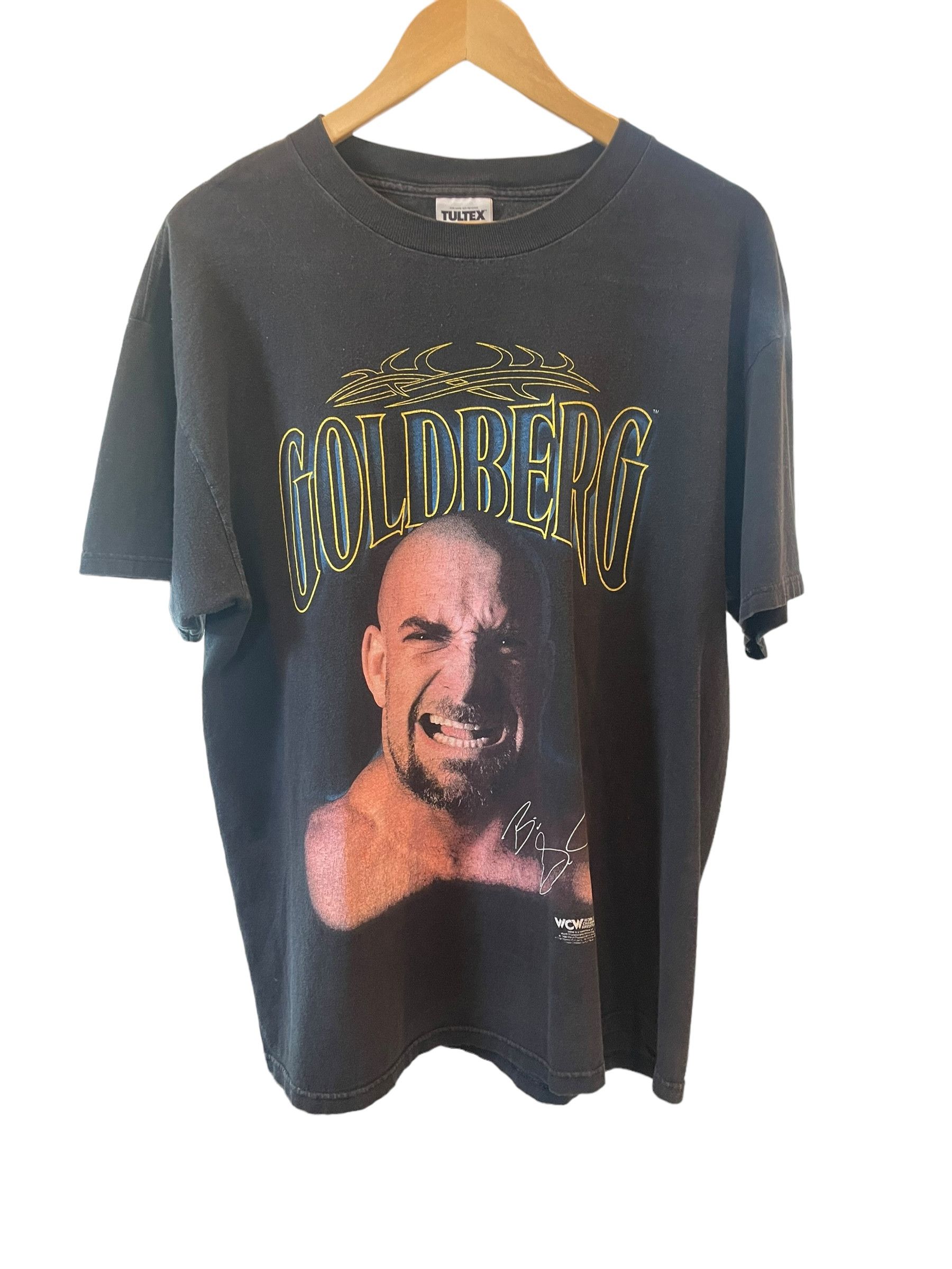 Tultex × Vintage × WCW/nWo 1998 WCW Goldberg Pro Wrestling T-shirt ...