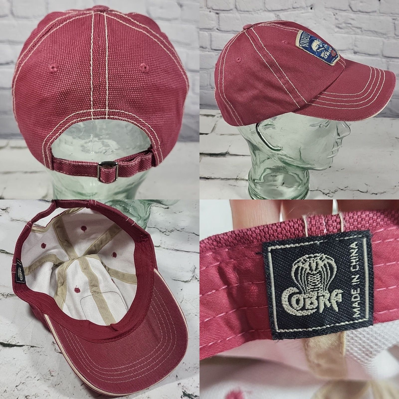 Bally Boneville Hatchery Patch Hat Adjustable Ball Cap Red Cobra | Grailed