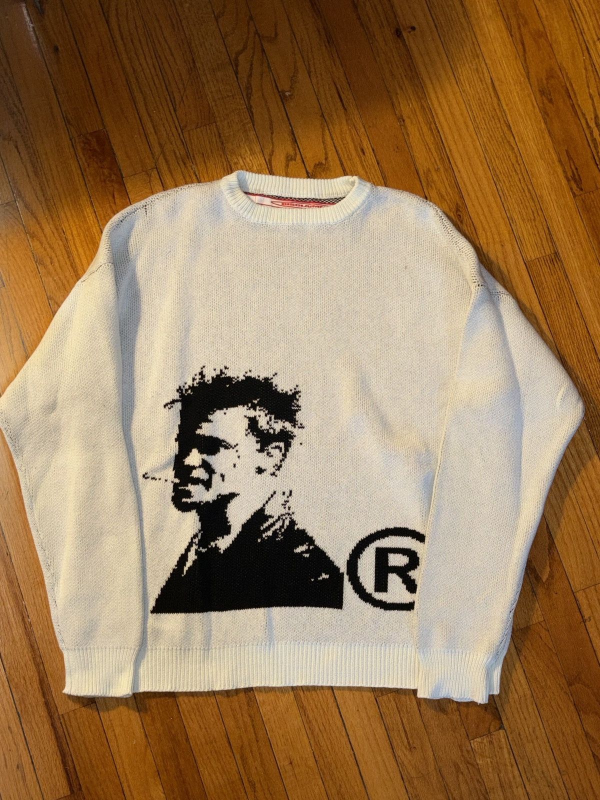 Joy Divizn × Streetwear VIZN Brad Pitt Knit Sweater | Grailed