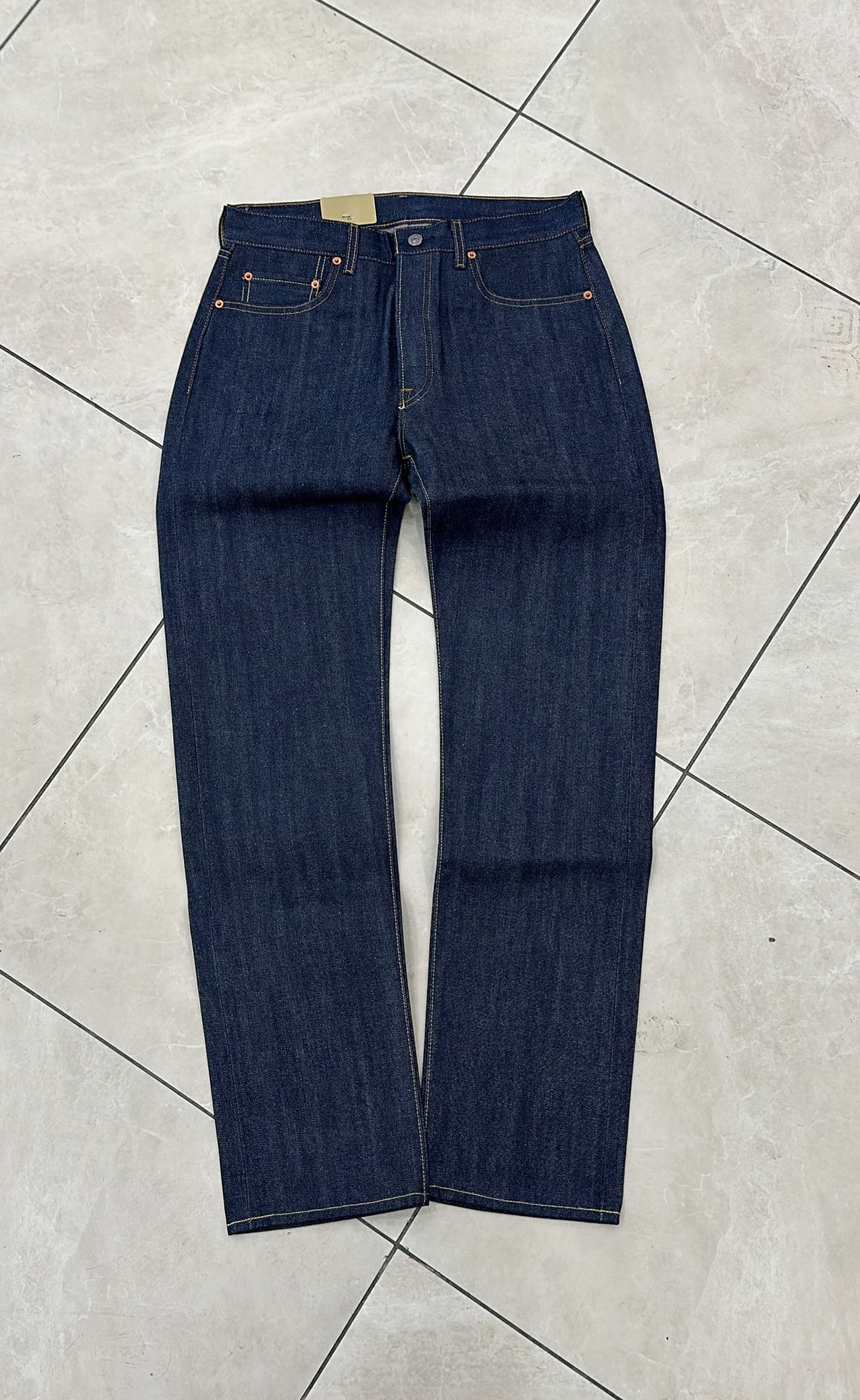 Levi's Vintage Clothing Levis LVC 501 1966 Big E Indigo Rigid Slevedge ...