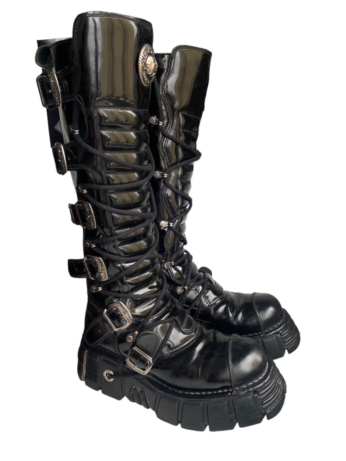 Avant Garde × New Rock × Vintage Vintage New Rock patent leather ...