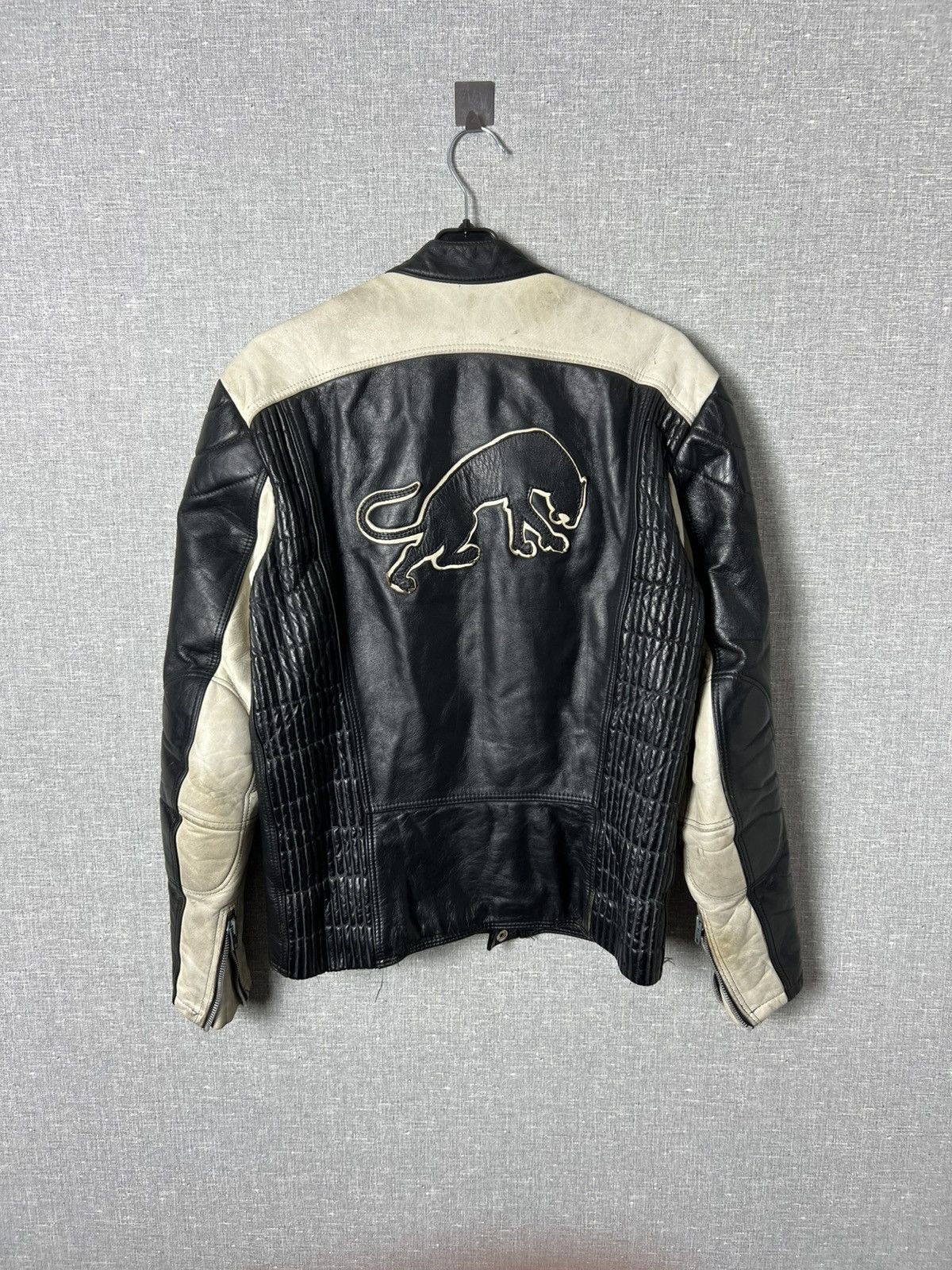 Furygan × Leather Jacket × Racing Vintage FURYGAN Leather Racing Jacket ...
