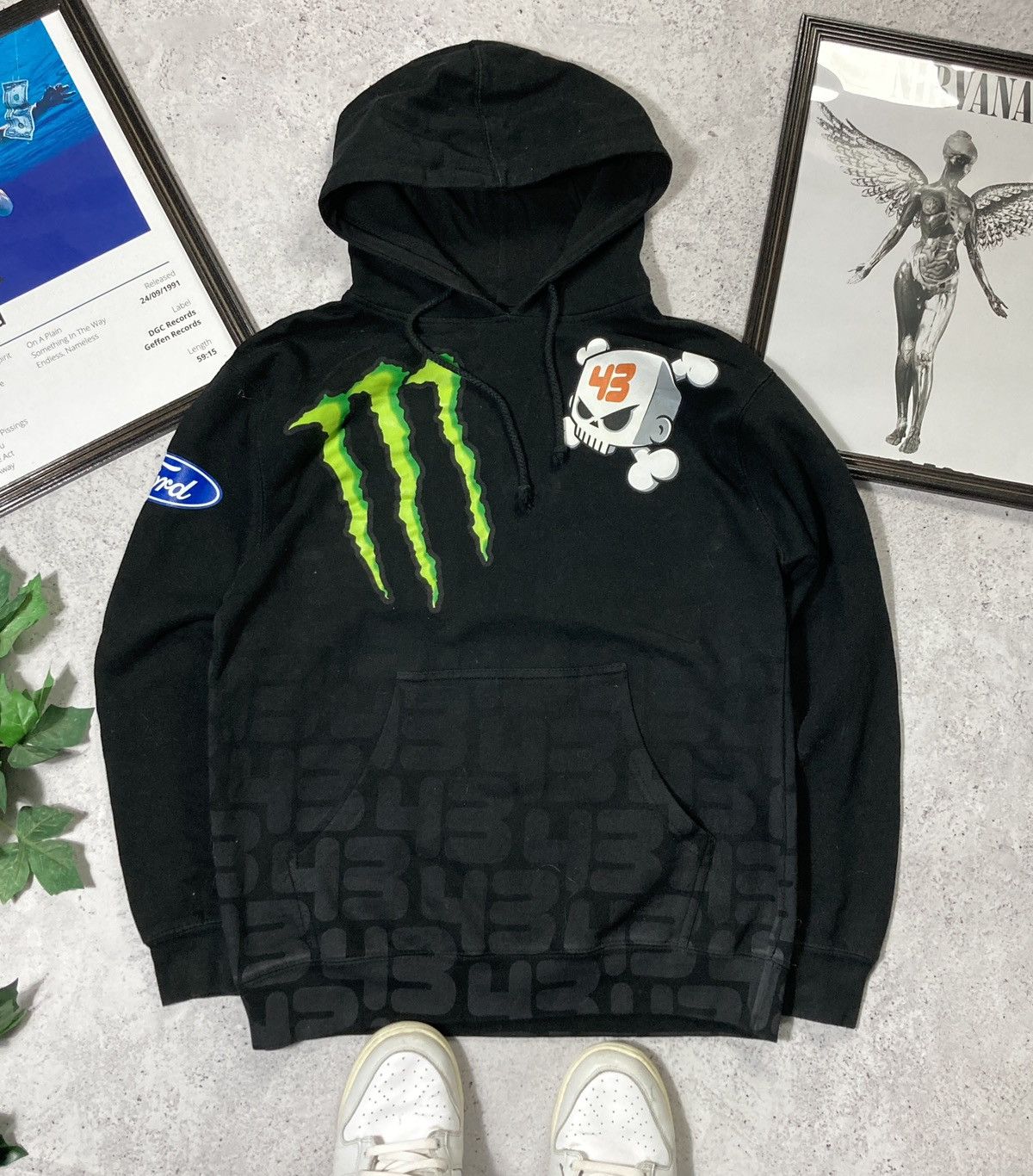 Dc Monster Motorsport Ken Block 43 ford racing zip up hoodie | Grailed