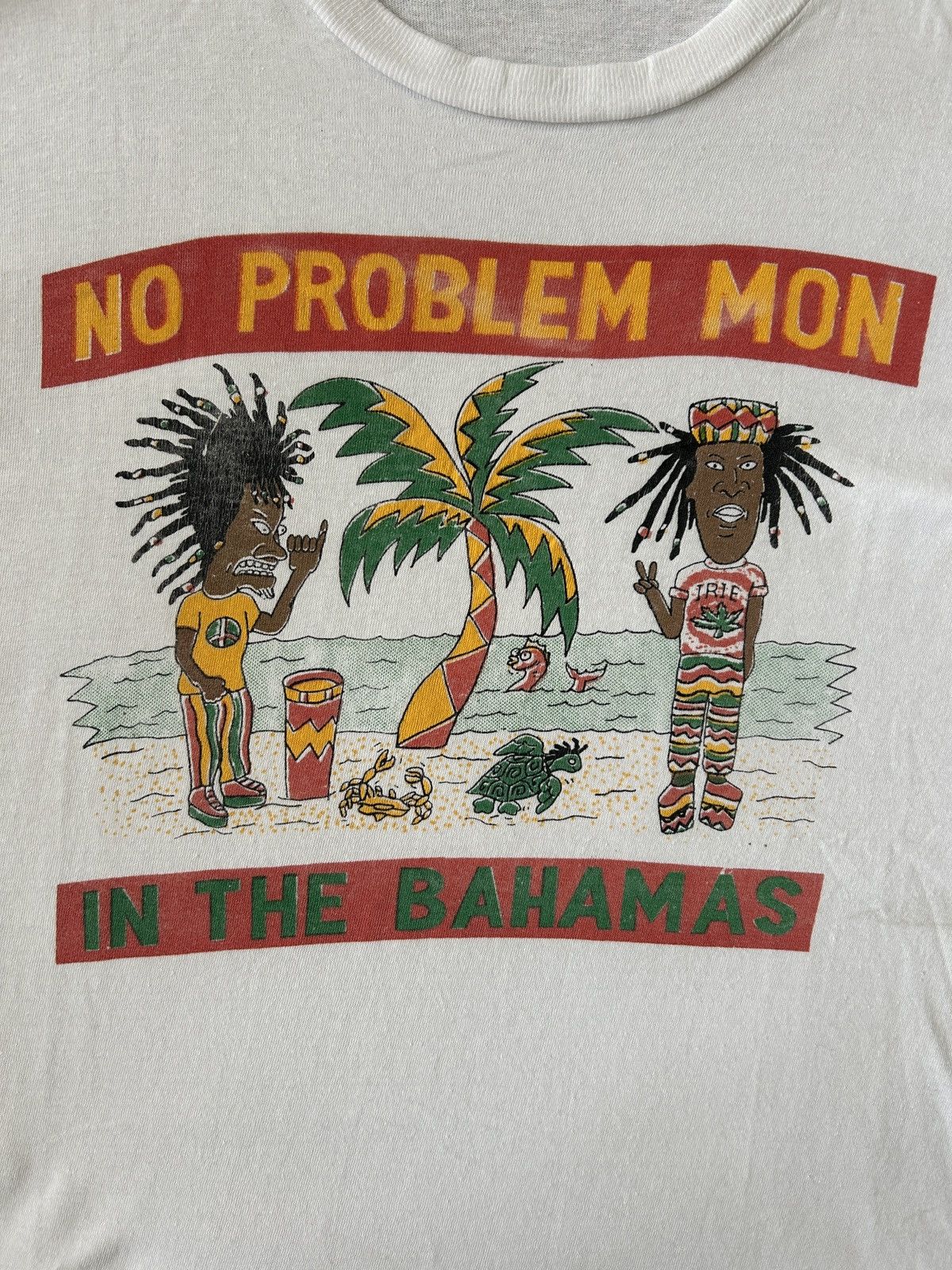 Vintage Vintage Beavis and butthead Weed Tee parody bahamas jamaica ...