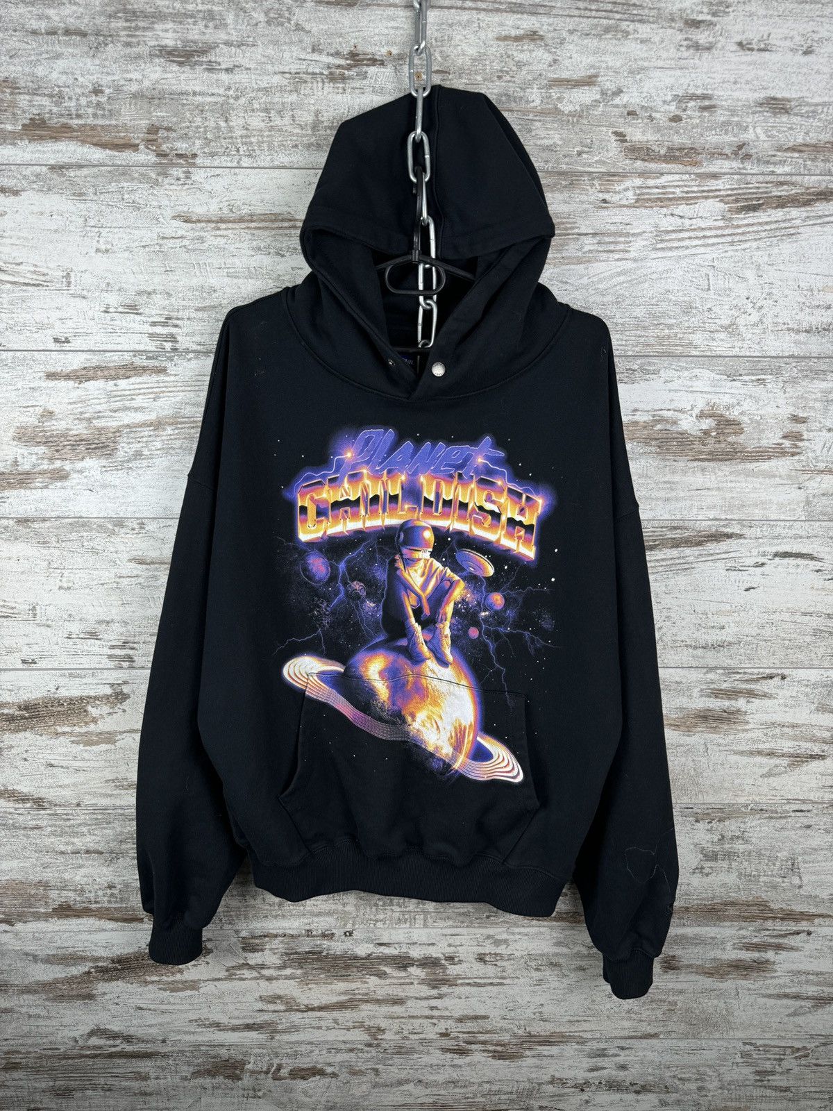 Designer × Hype × Streetwear Mens Planet Childish space force hoodie ...