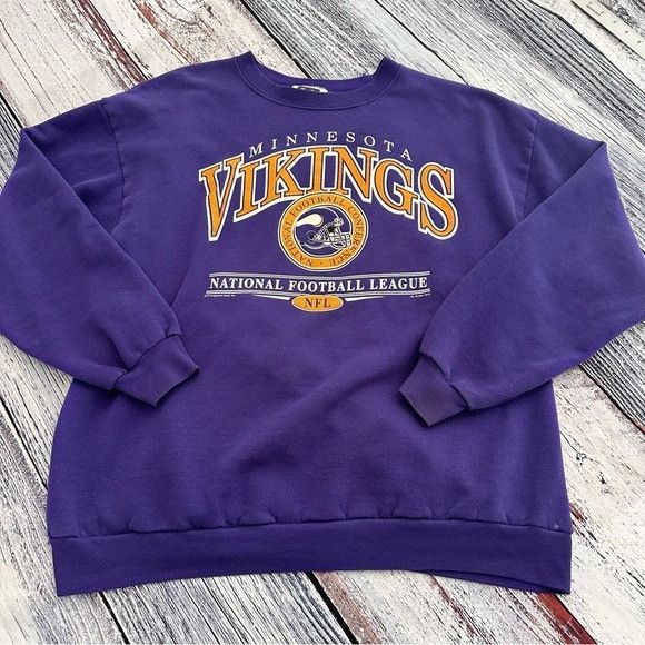 Vintage Vintage Minnesota Vikings Crewneck Sweatshirt | Grailed