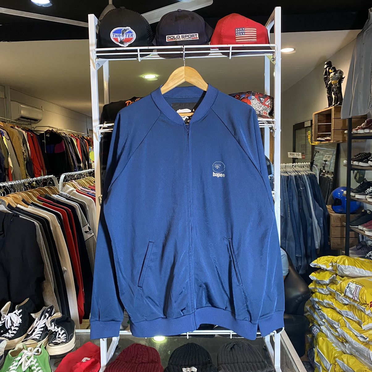 Bape VINTAGE RARE‼️Bape Basic Logo Embroidery Light Jacket Size XL ...