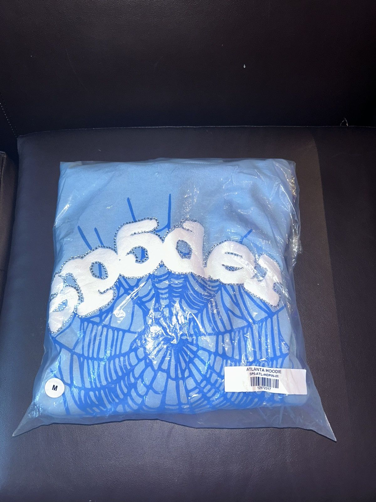 Designer × Spider Worldwide × Streetwear Sp5der Web Hoodie Sky Blue ...