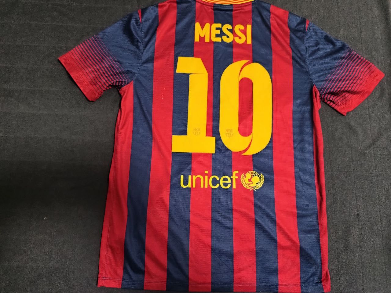 Nike Barcelona Barca #10 Messi Home football shirt 2013 - 2014 | Grailed