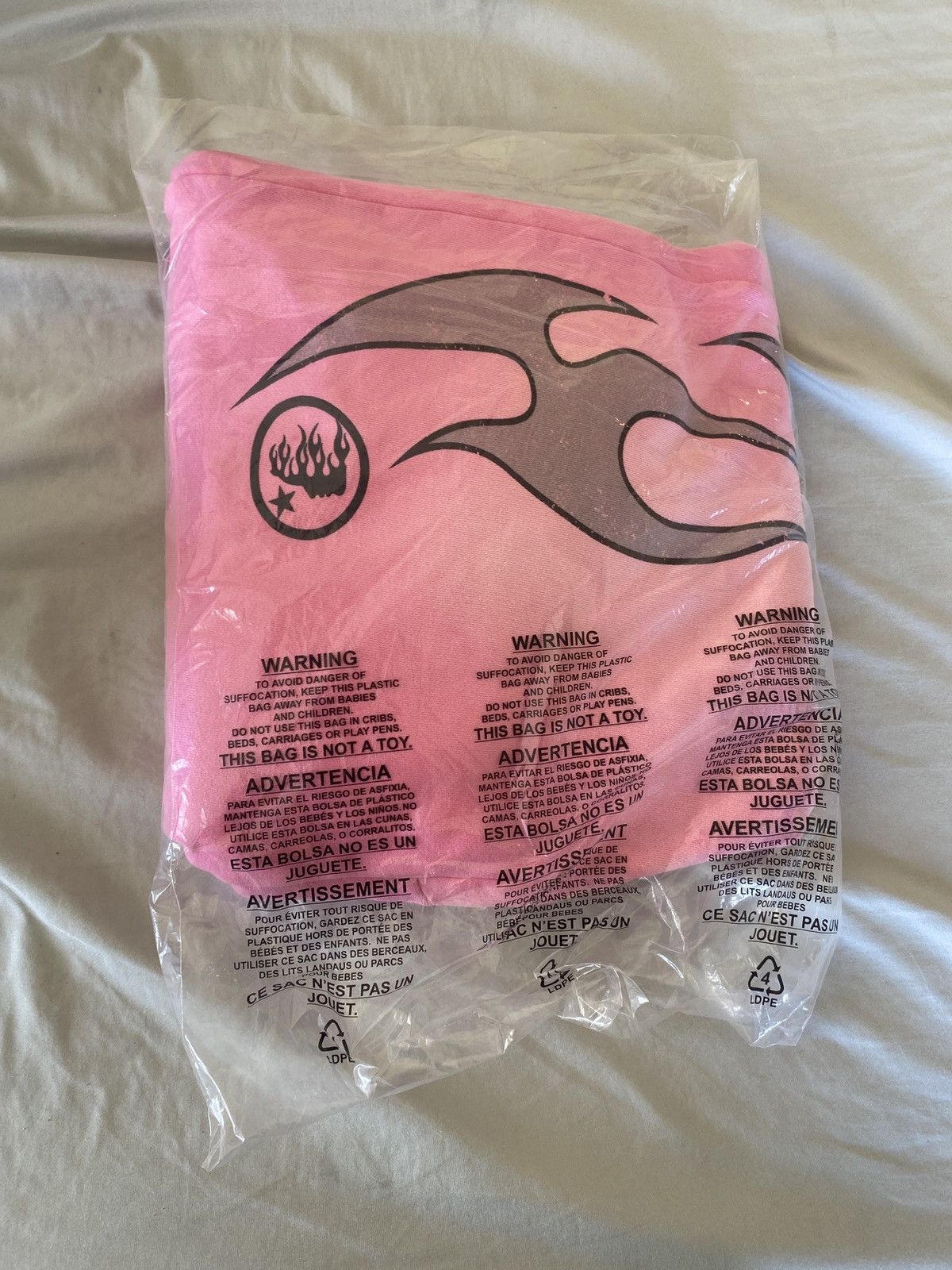 HELLSTAR Flame flare stacked sweats | Grailed