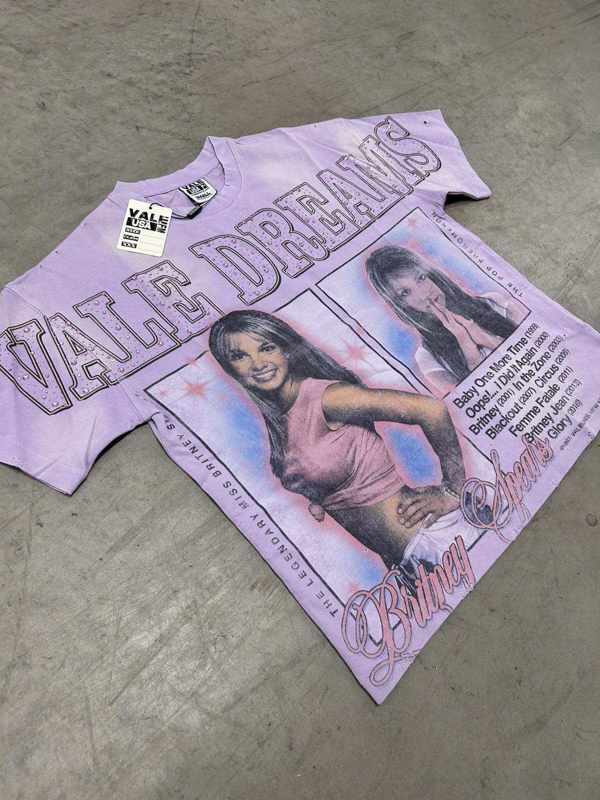 Vale Vale Forever Valley Dreams Icon Britney Spears Bling Tee New | Grailed