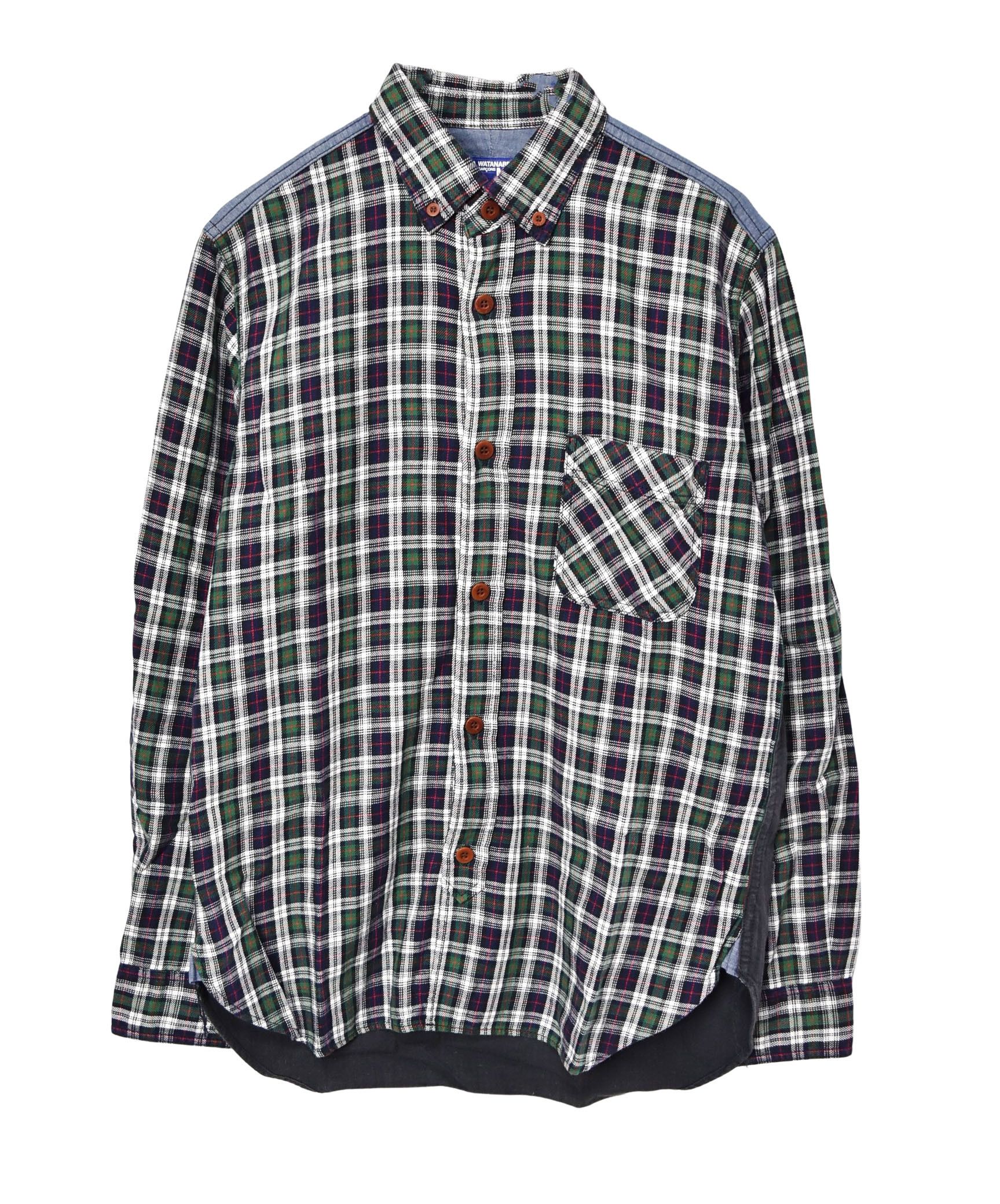 Junya Watanabe JUNYA WATANABE/elbow patch checker shirt/25049 - 0597 75 ...