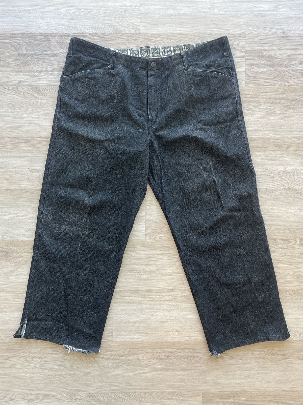 Vintage 90s FB County Super Baggy Wide Leg Jeans | Grailed