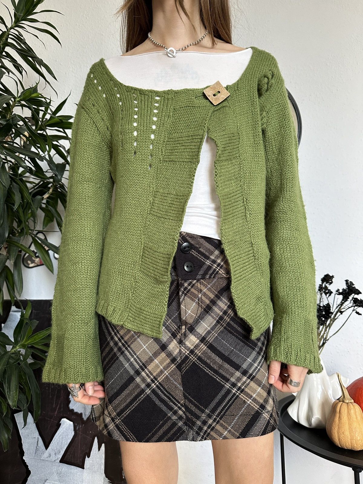 Archival Clothing × Avant Garde × Vintage Weird Fairy Core Phoebe Buffay 90s Cardigan | Grailed