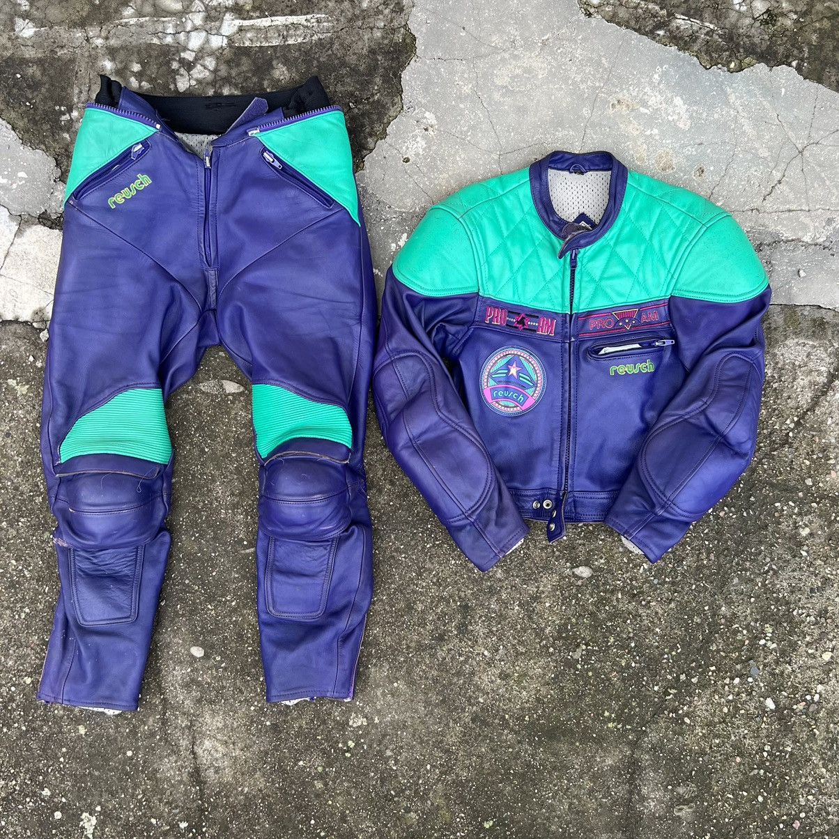 Vintage Real Leather Vintage 90s Racing Jacket Motorsport Black | Grailed