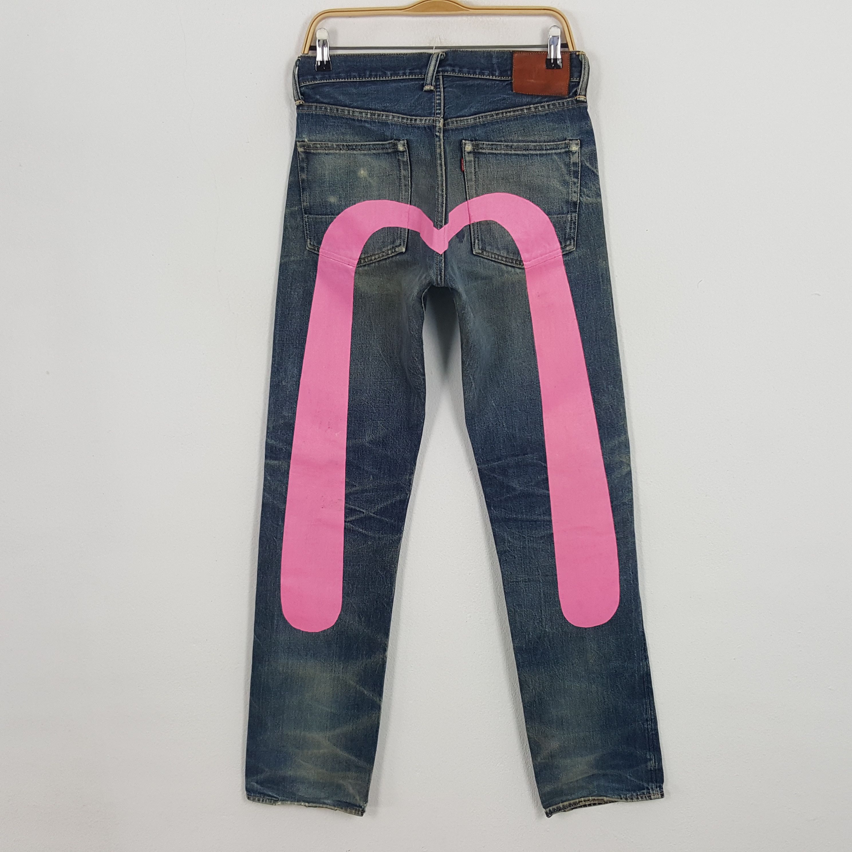 Custom × Evisu × Vintage Vintage Evisu Japan Selvedge Custom Daicock Denim Jeans | Grailed