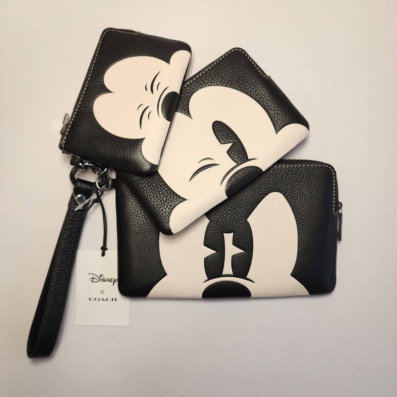 Coach Coach CN042 Disney X Coach Corner Zip Trio Mickey Mouse | Grailed