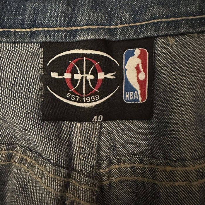 Southpole Vintage Y2K NBA Logos Patchwork Baggy Denim Jeans Wide Skate ...