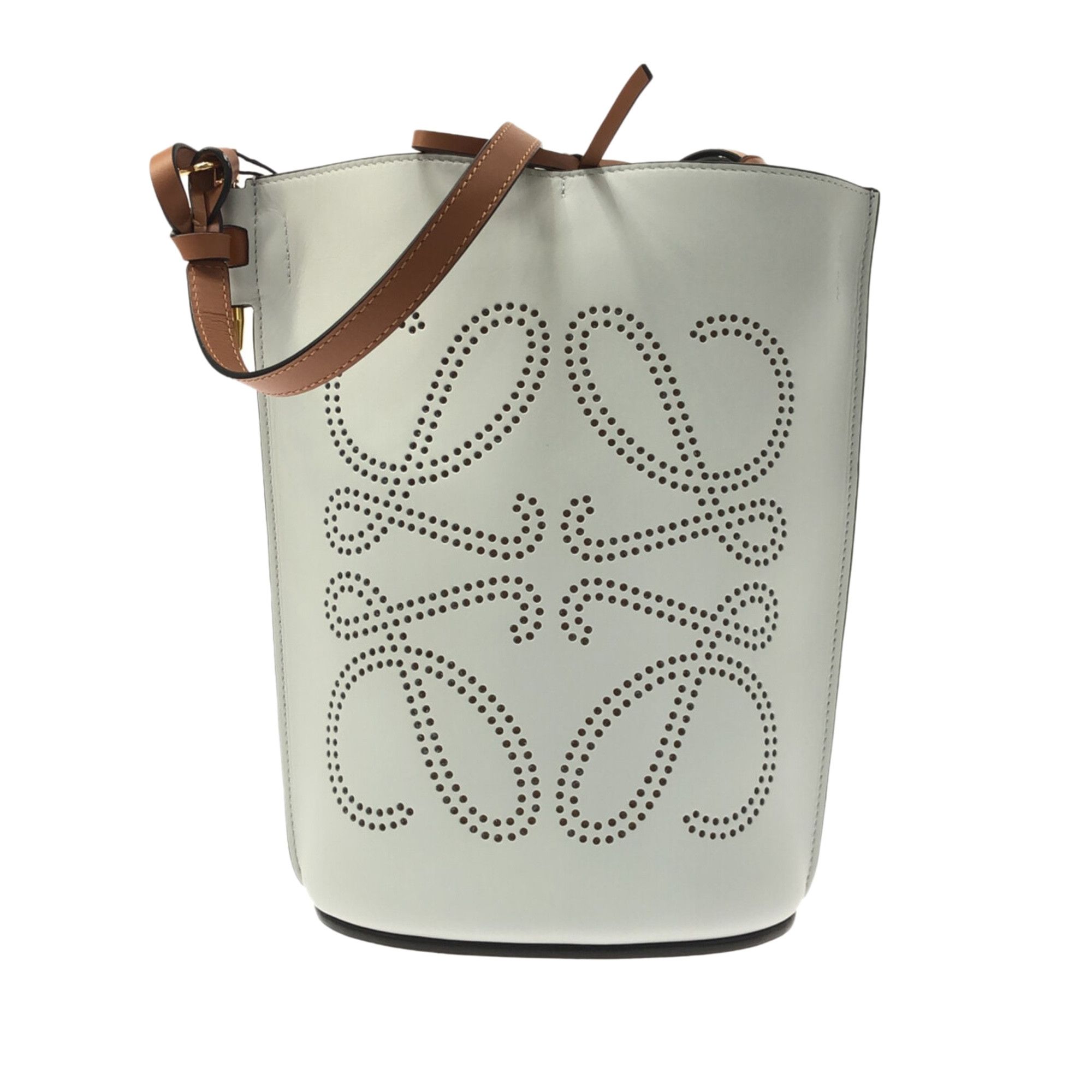 Loewe Loewe Anagram Perforated Gate Bucket Bag | Grailed