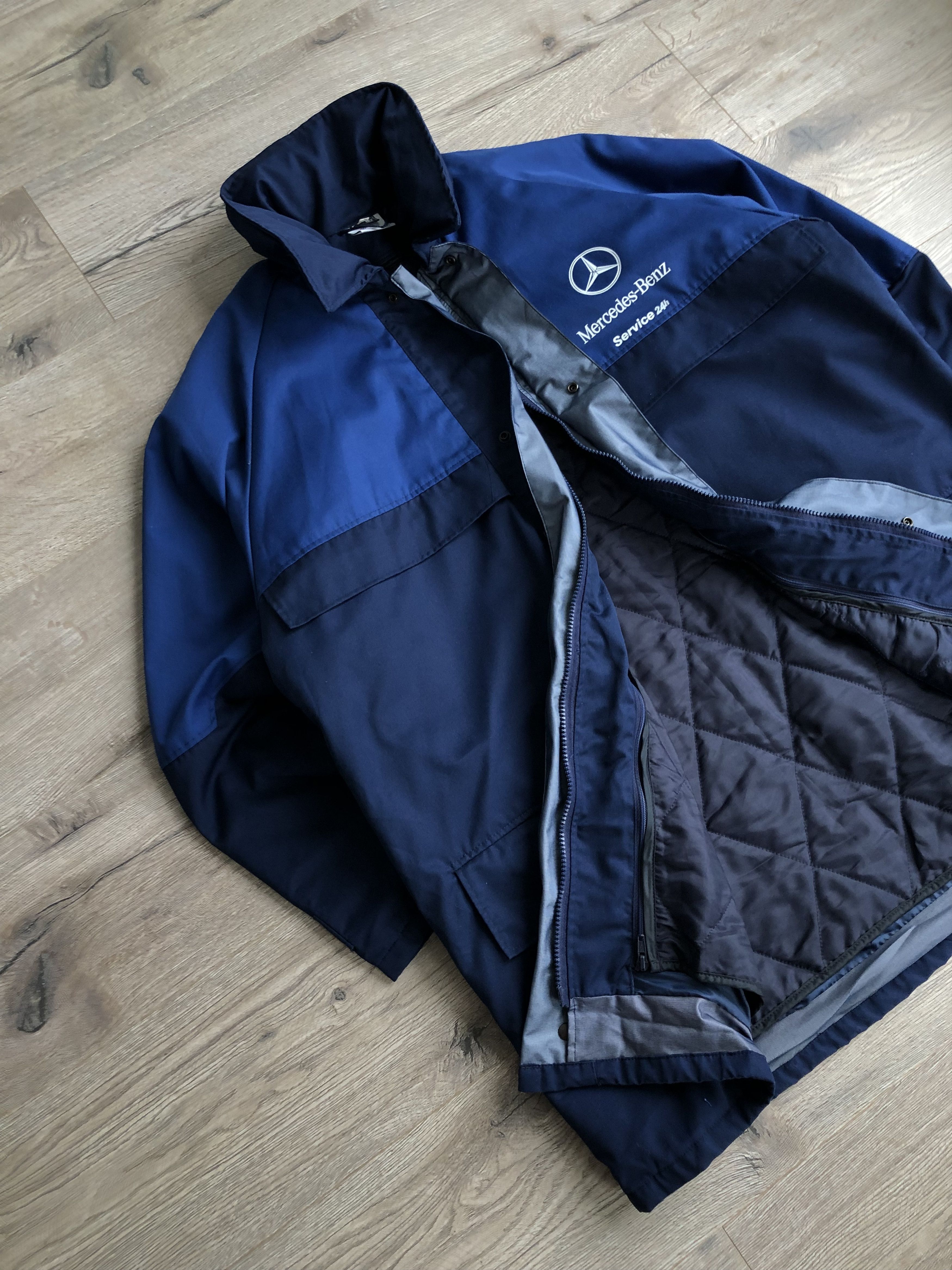 Mercedes Benz Mercedes-Benz Service Racing Gore-Tex Long Jacket Vintage ...