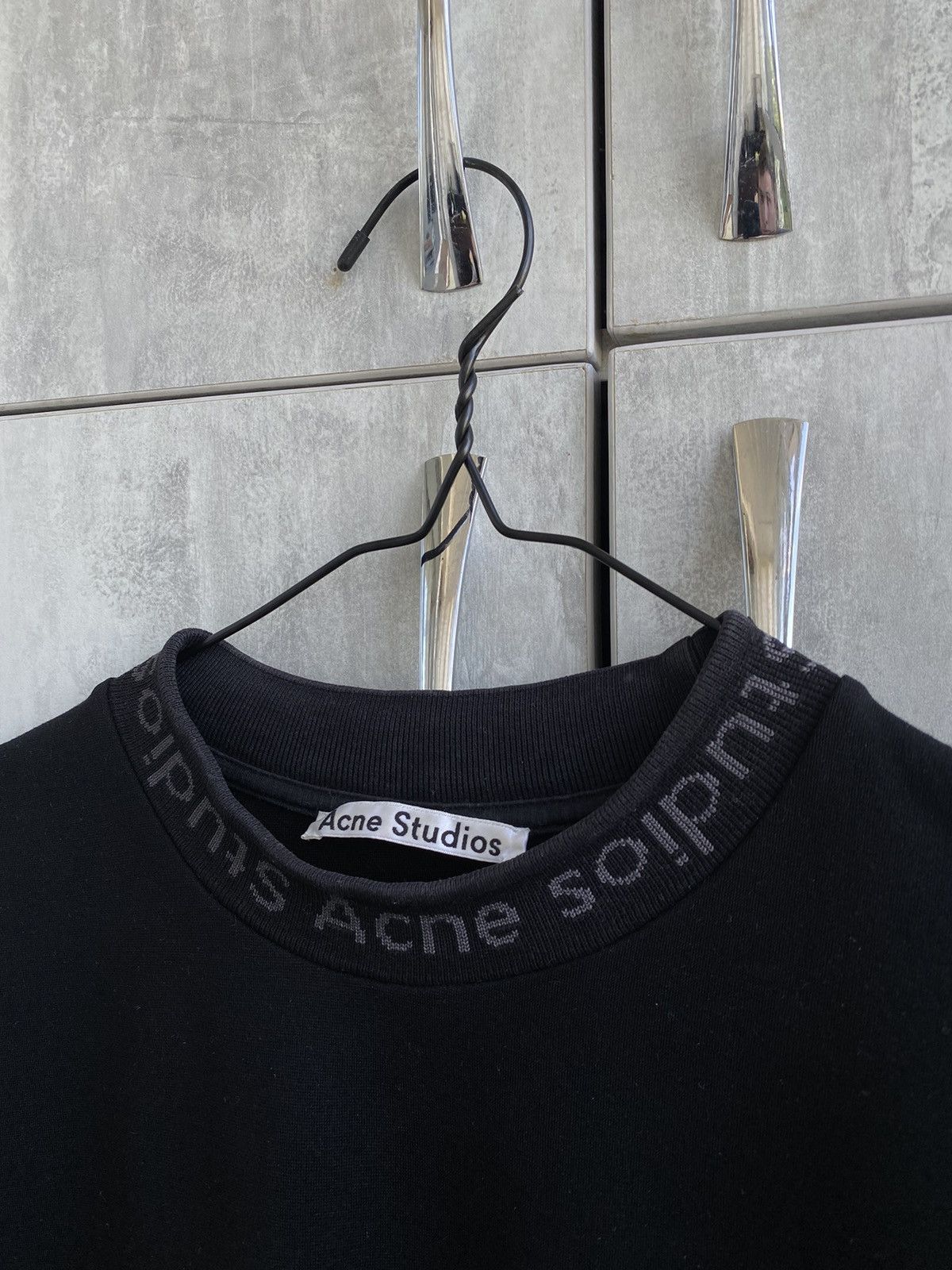 Acne Studios Acne Studios Logo Neck Tee | Grailed