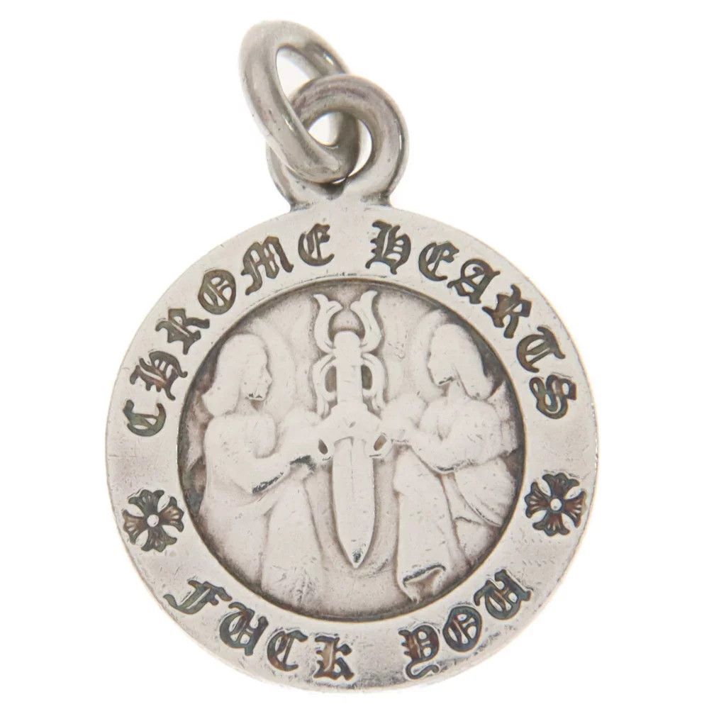 Chrome Hearts Chrome Hearts Angel Medallion Charm Pendant | Grailed