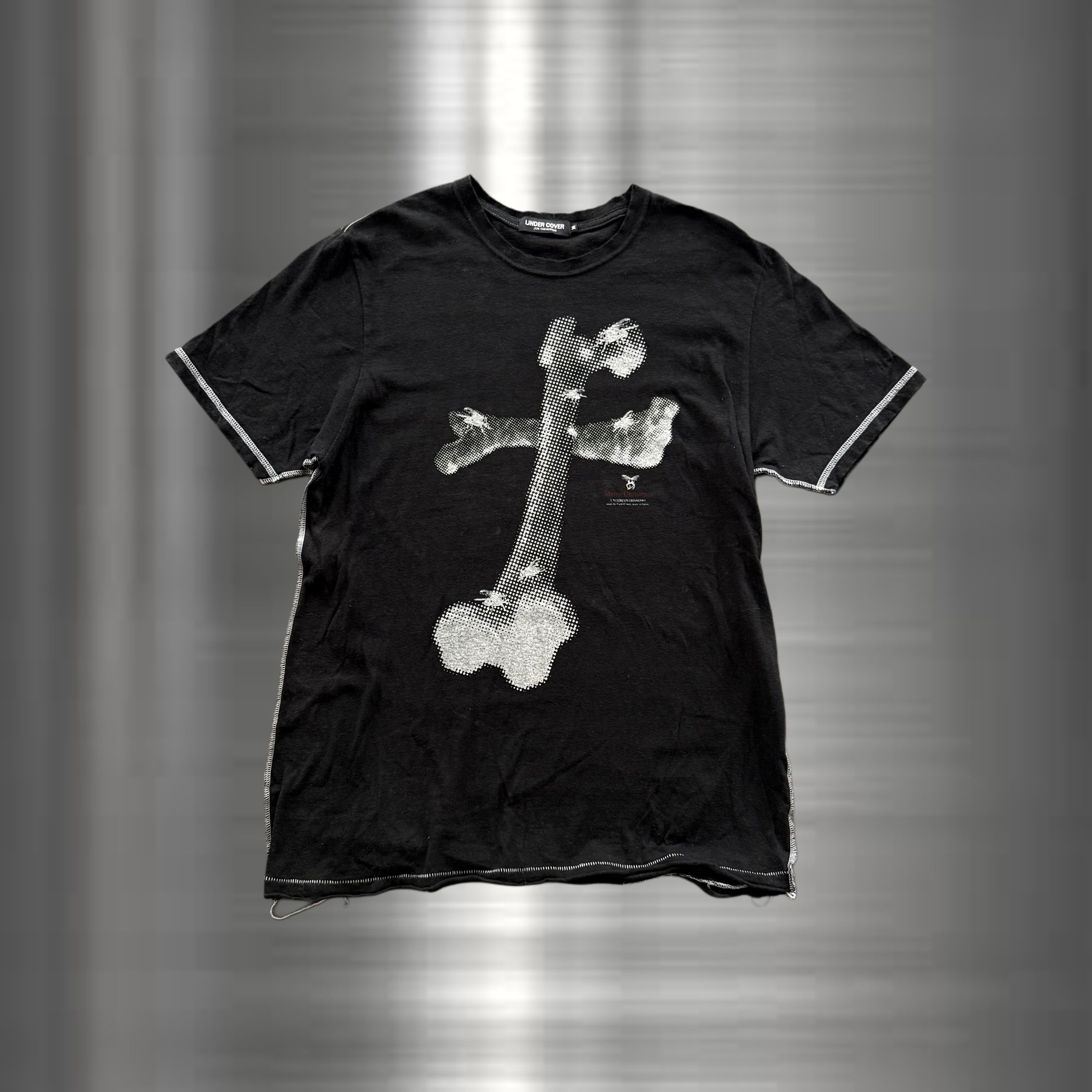 Jun Takahashi × Undercover Undercover SS03 Scab Cross bone Flies Tee ...