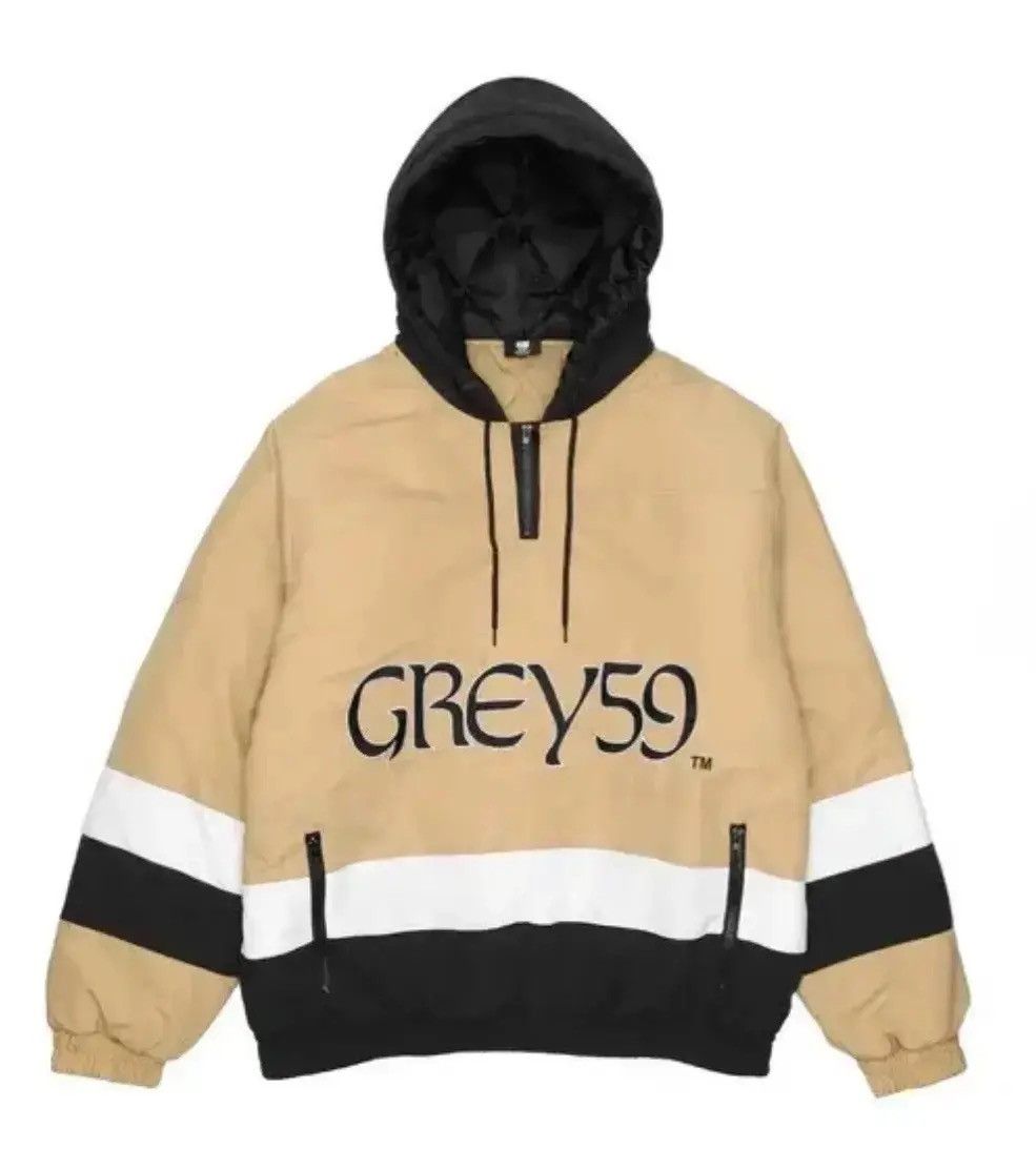 G59 Records $uicideboy$ G59 Who Dat Stadium Jacket (Gold) | Grailed