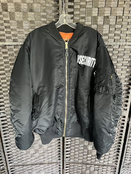 Alpha Industries Carti x Alpha Industries V Security Bomber Jacket ...